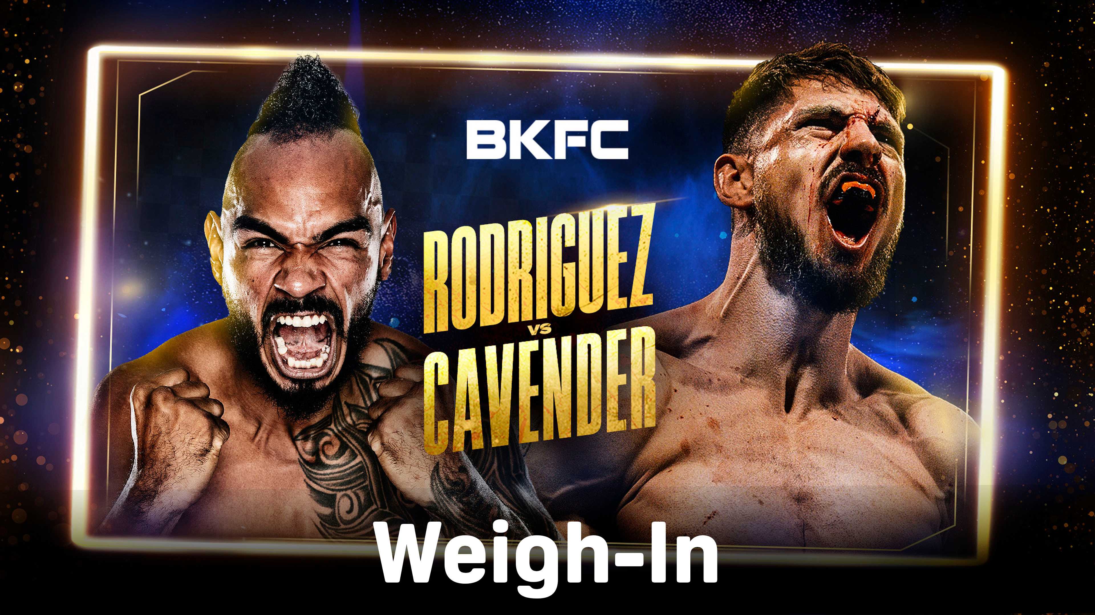 Ver Rodriguez vs. Cavender: Pesaje Online en Vivo | DAZN US