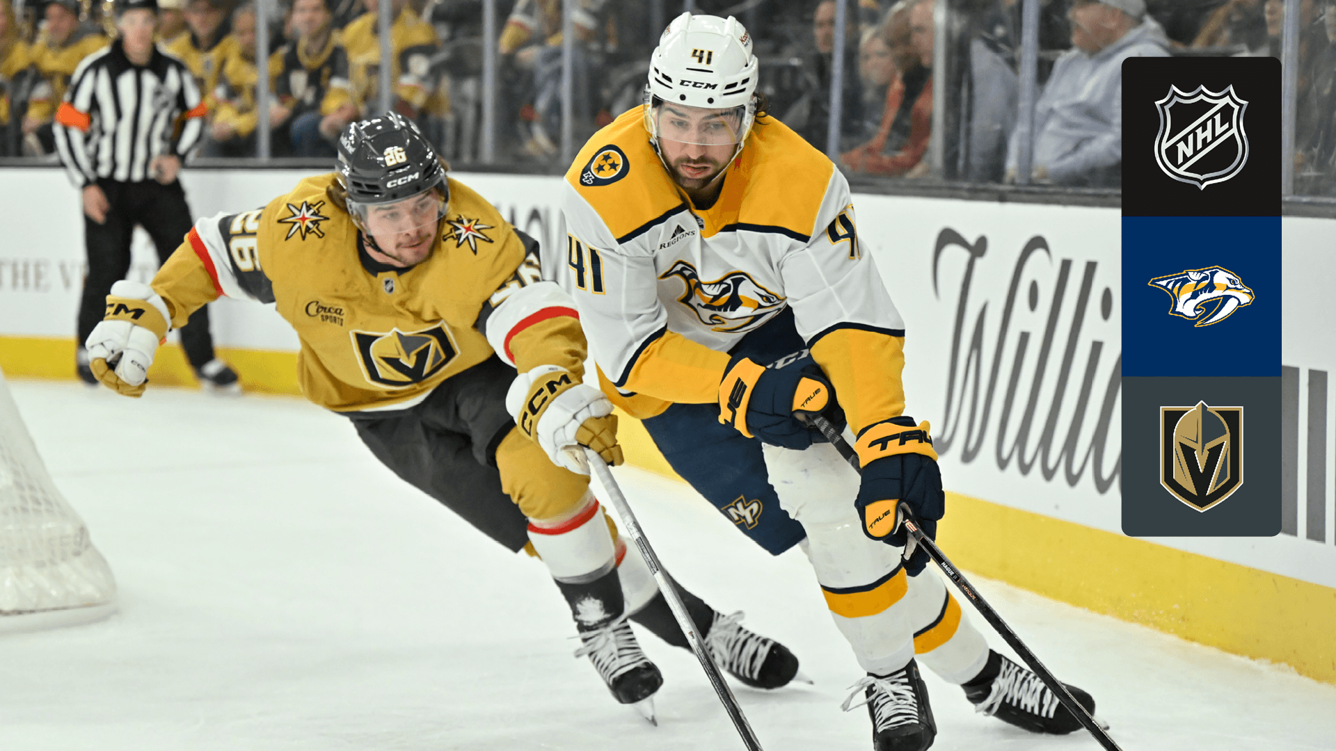 Watch Predators @ Golden Knights Live Stream Online | DAZN IT