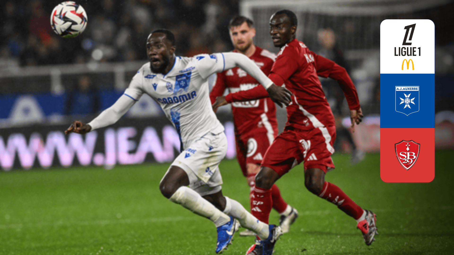 Watch AJ Auxerre - Stade Brestois 29 Live Stream | DAZN BE