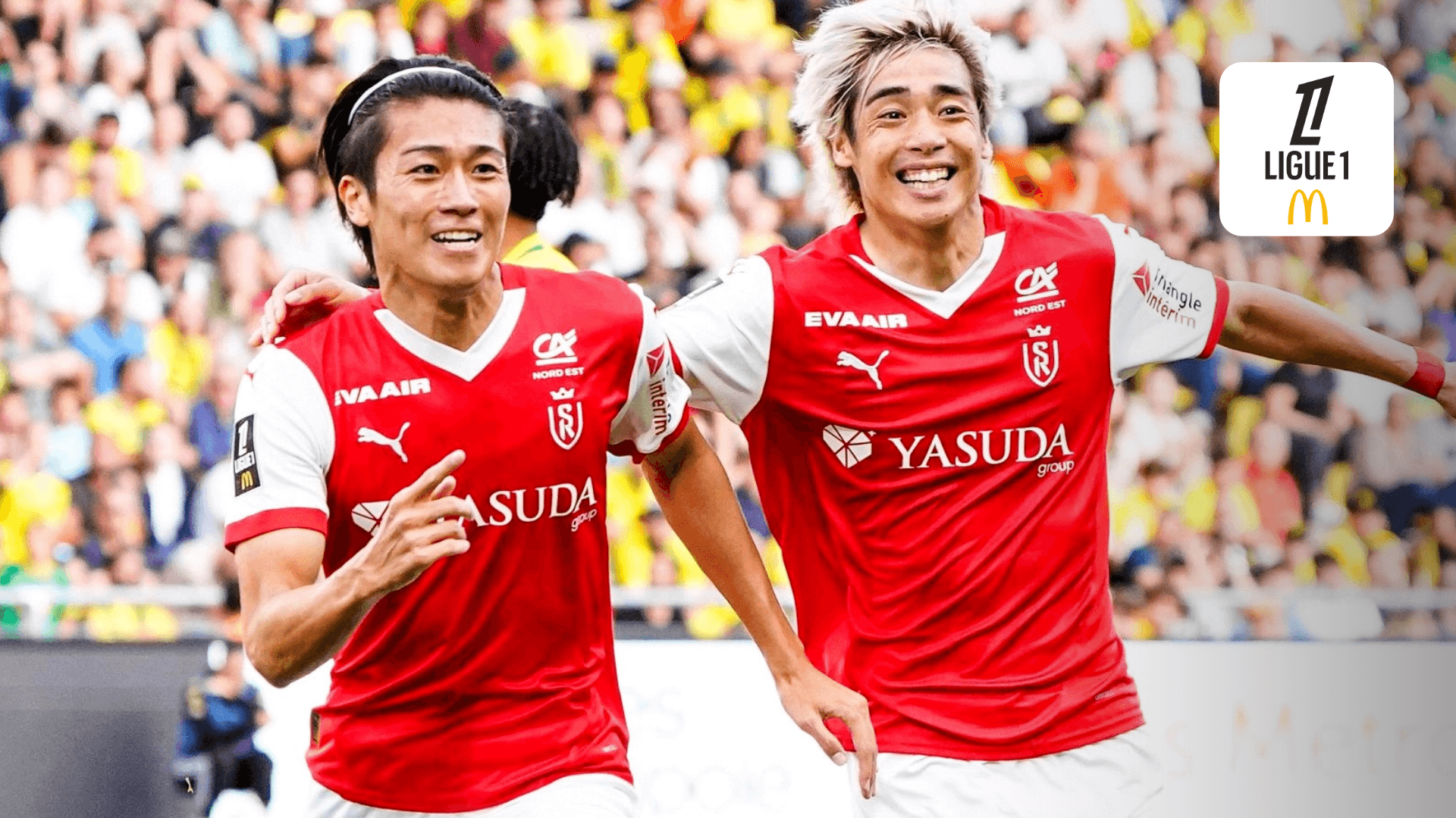 Watch Ligue 1 Stade de Reims:Junya Ito ＆ Keito Nakamura Goal ＆ Assist Online | DAZN JP