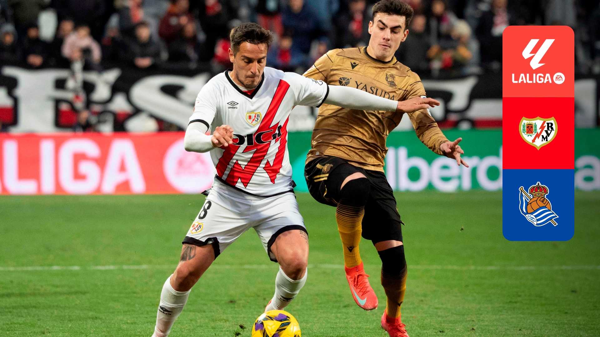 Ver: Rayo Vallecano x Real Sociedad em Direto | DAZN PT