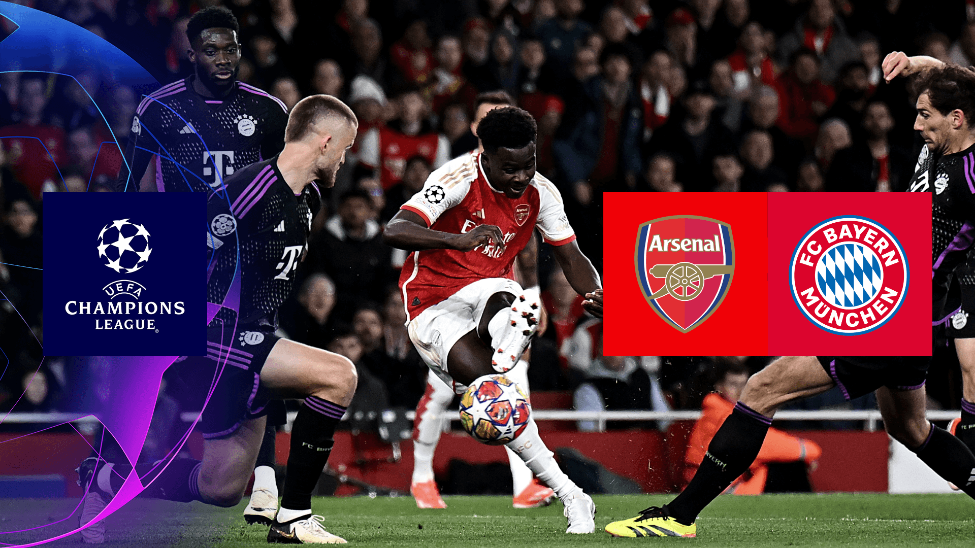 Watch Arsenal v FC Bayern München | Quarter-final, 1st leg Live Stream ...
