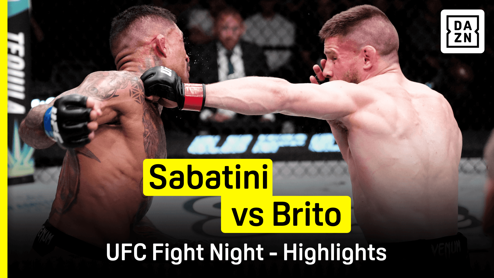 Pat Sabatini vs Joanderson Brito | Highlights | Jetzt Anmelden | DAZN CH