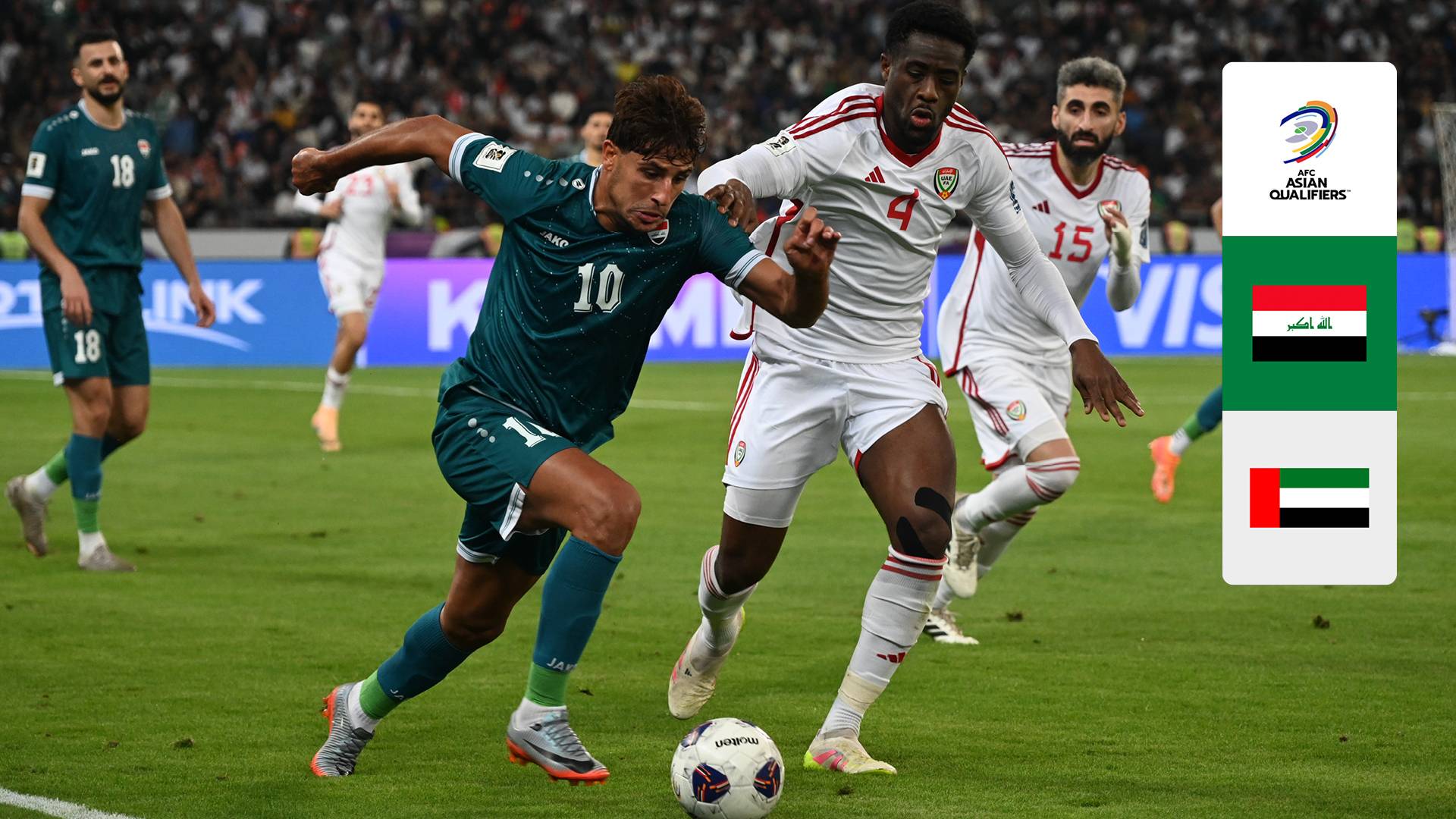 イラク vs UAE : プレーオフ 第2戦 をライブ 中継 | DAZN JP
