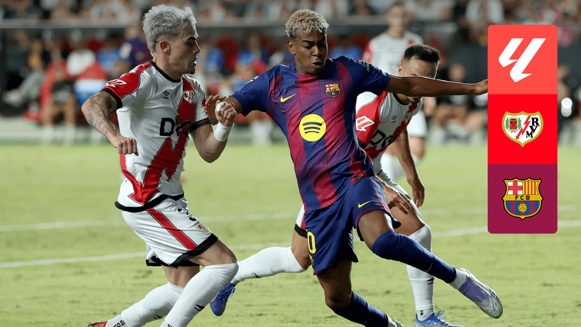 Watch Rayo Vallecano vs. Barcelona Live Stream | DAZN BW