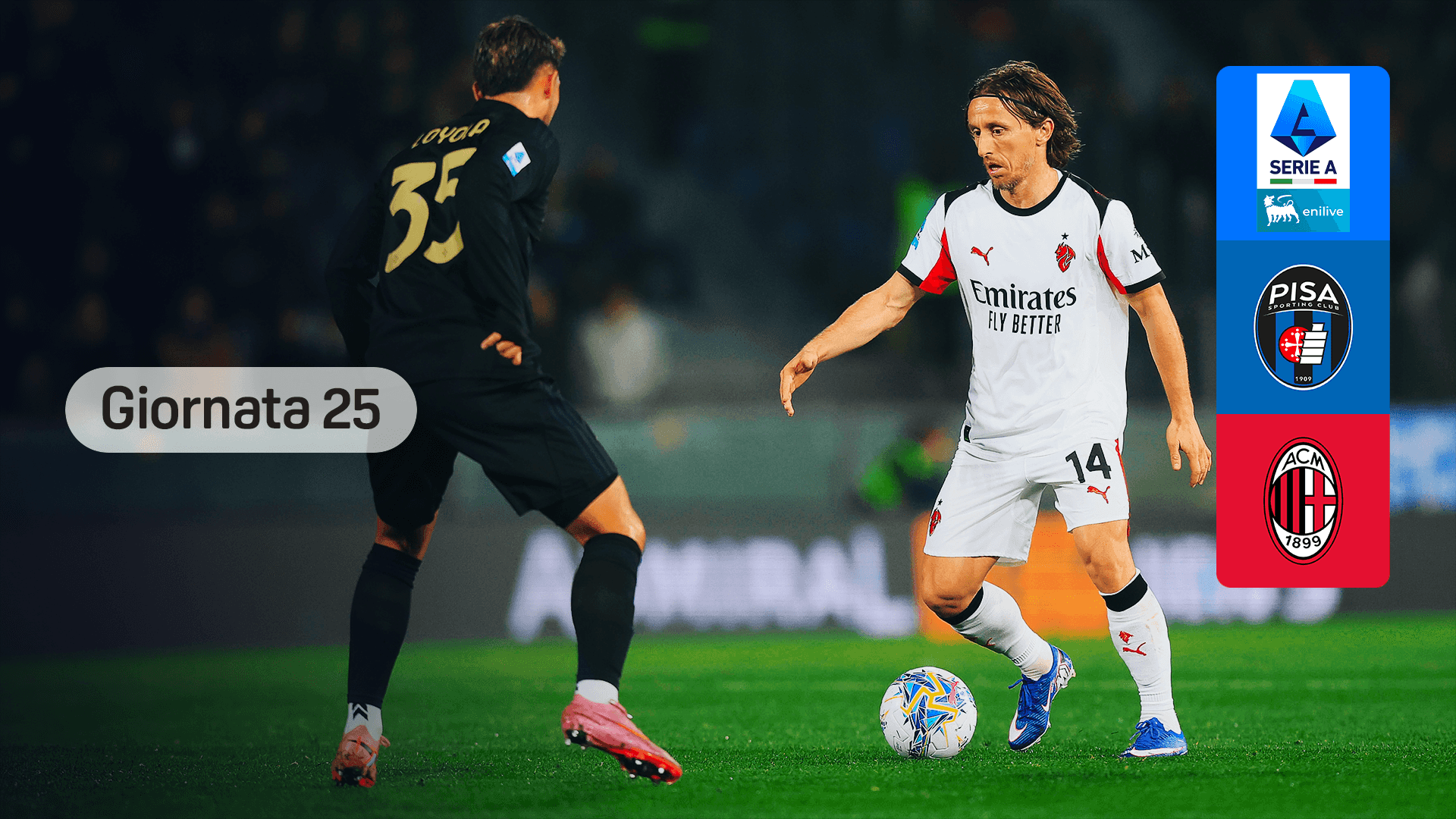 Watch Pisa - Milan Live Stream Online | DAZN IT