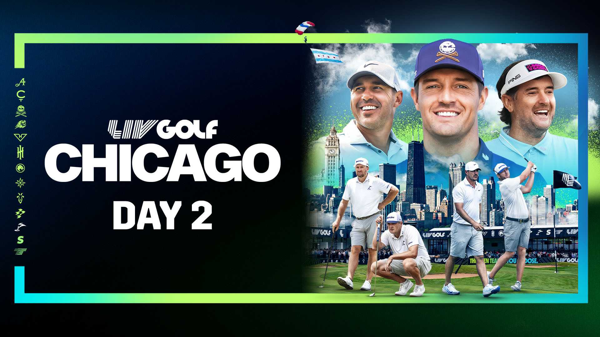 Watch LIV Golf Chicago : Day 2 Live Stream | DAZN GB