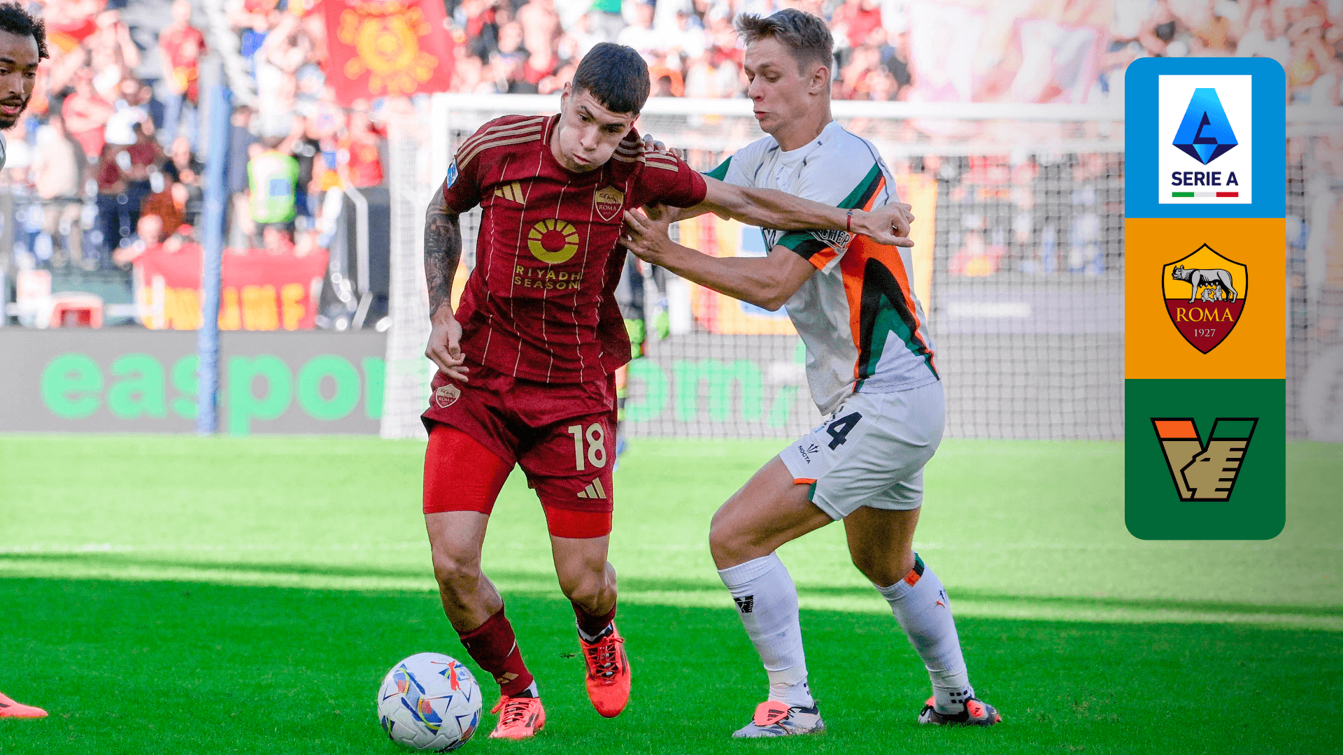 Watch Roma - Venezia (Italian commentary) Live Stream | DAZN LI