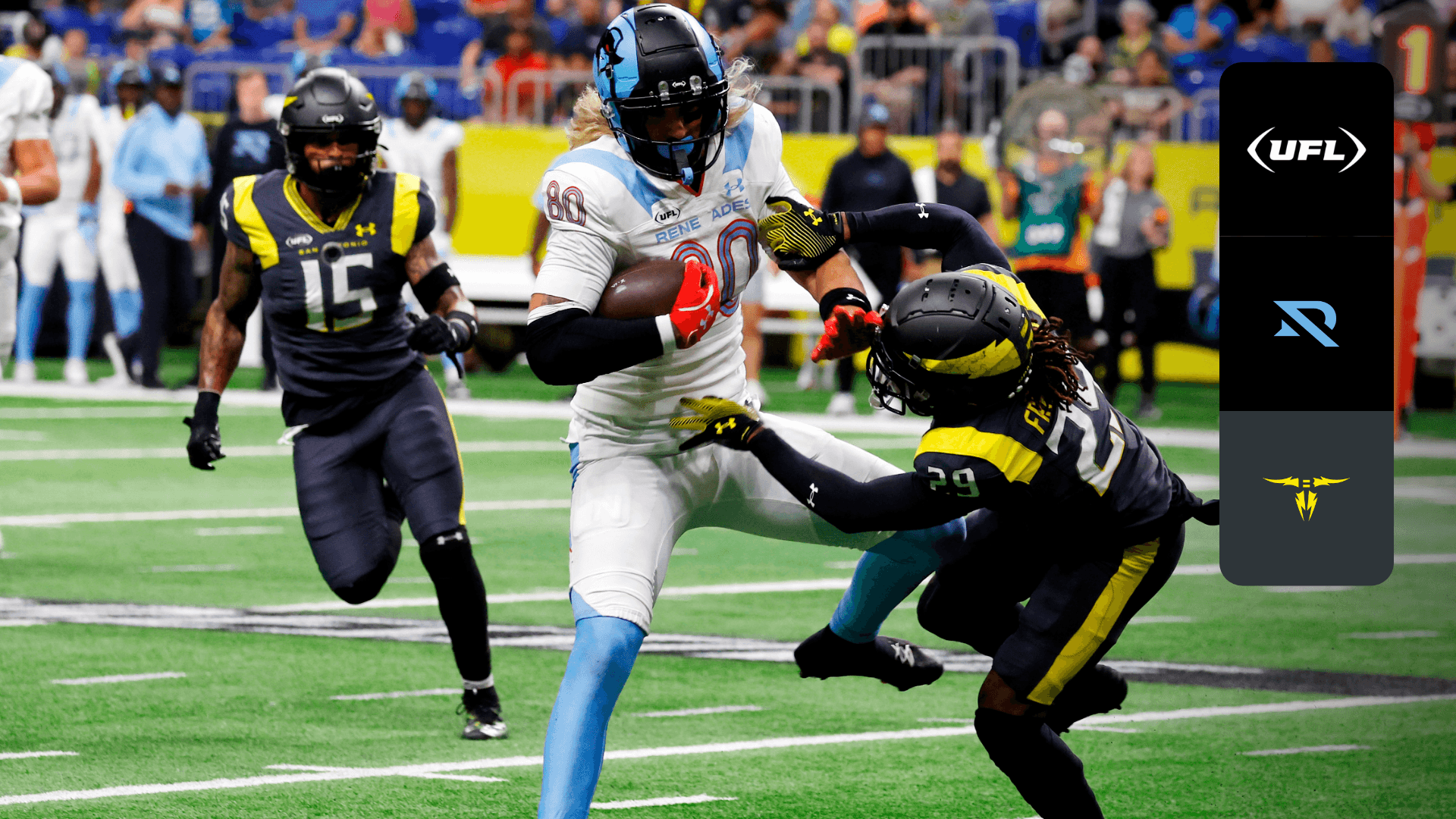 شاهد البث المباشر لـ Arlington Renegades @ San Antonio Brahmas | DAZN EG