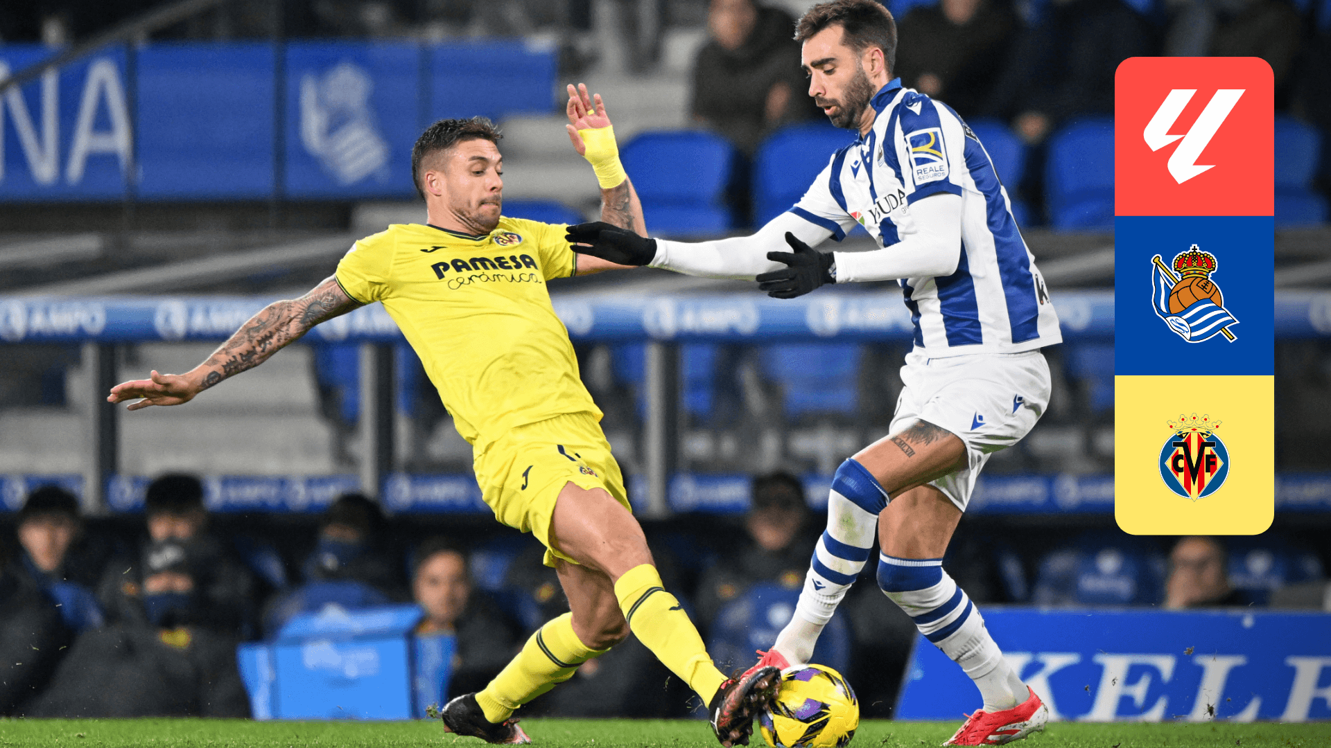 Watch Real Sociedad - Villarreal Live Stream | DAZN AT