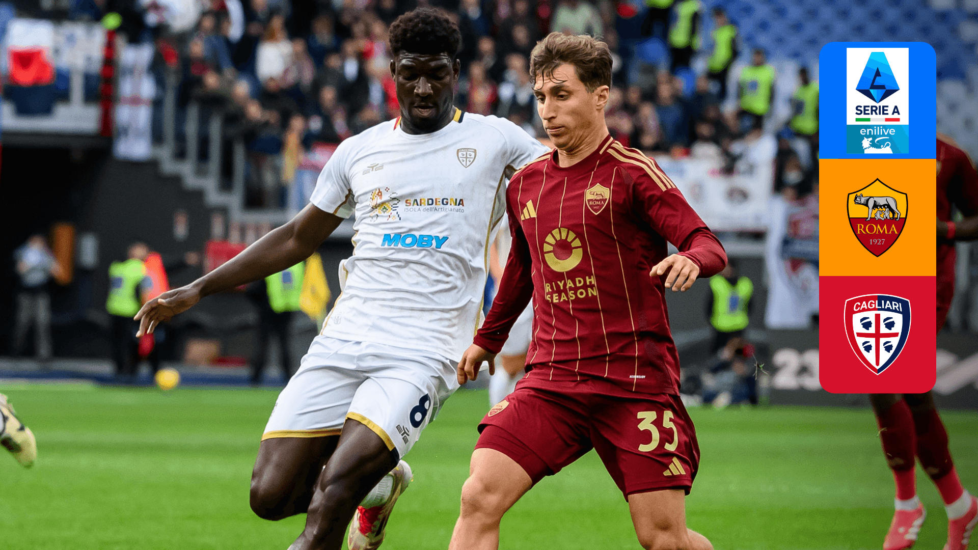 Kijk AS Roma - Cagliari Calcio Live Streams | DAZN BE