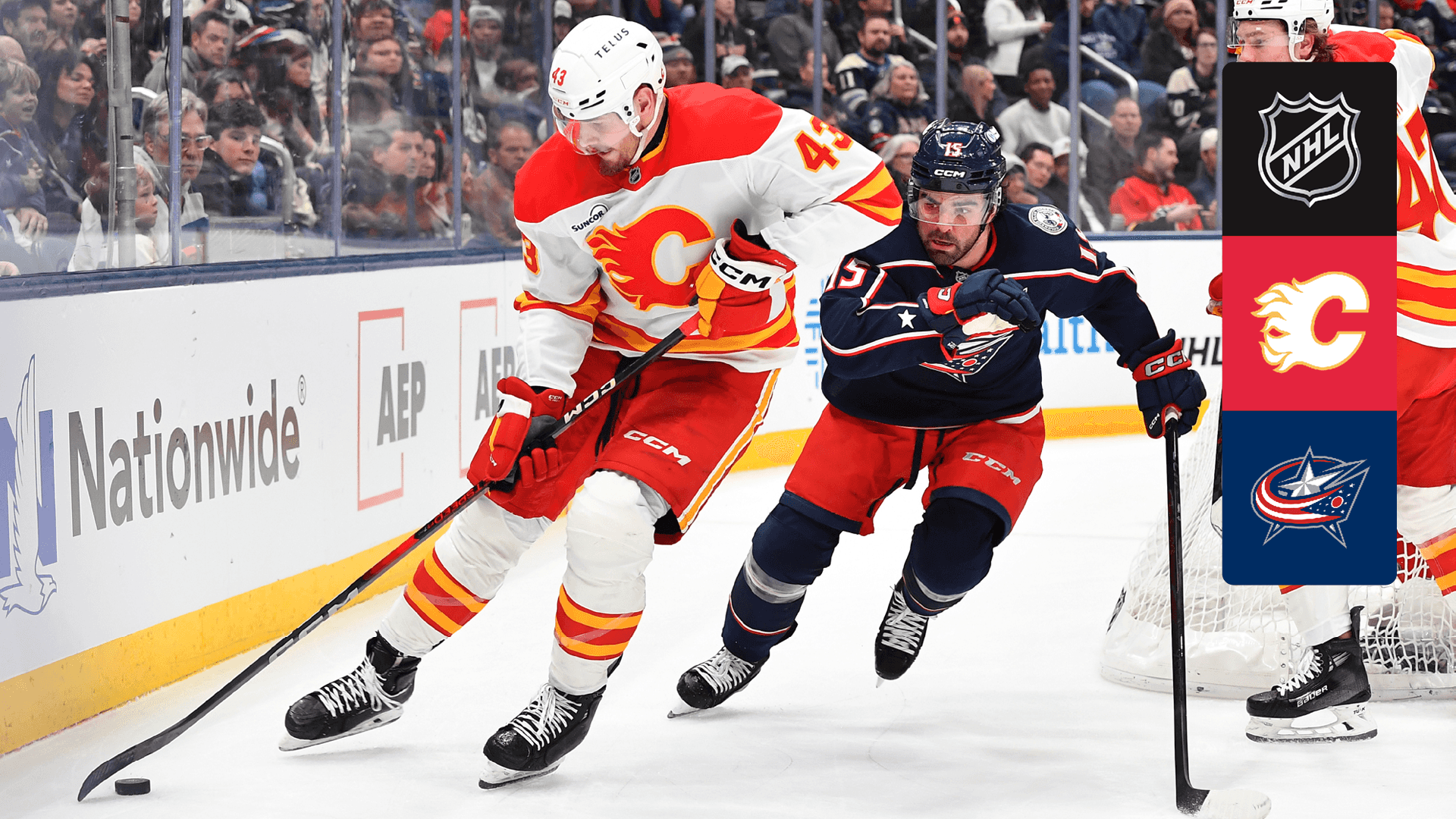 Watch Flames @ Blue Jackets Live Stream Online | DAZN CK