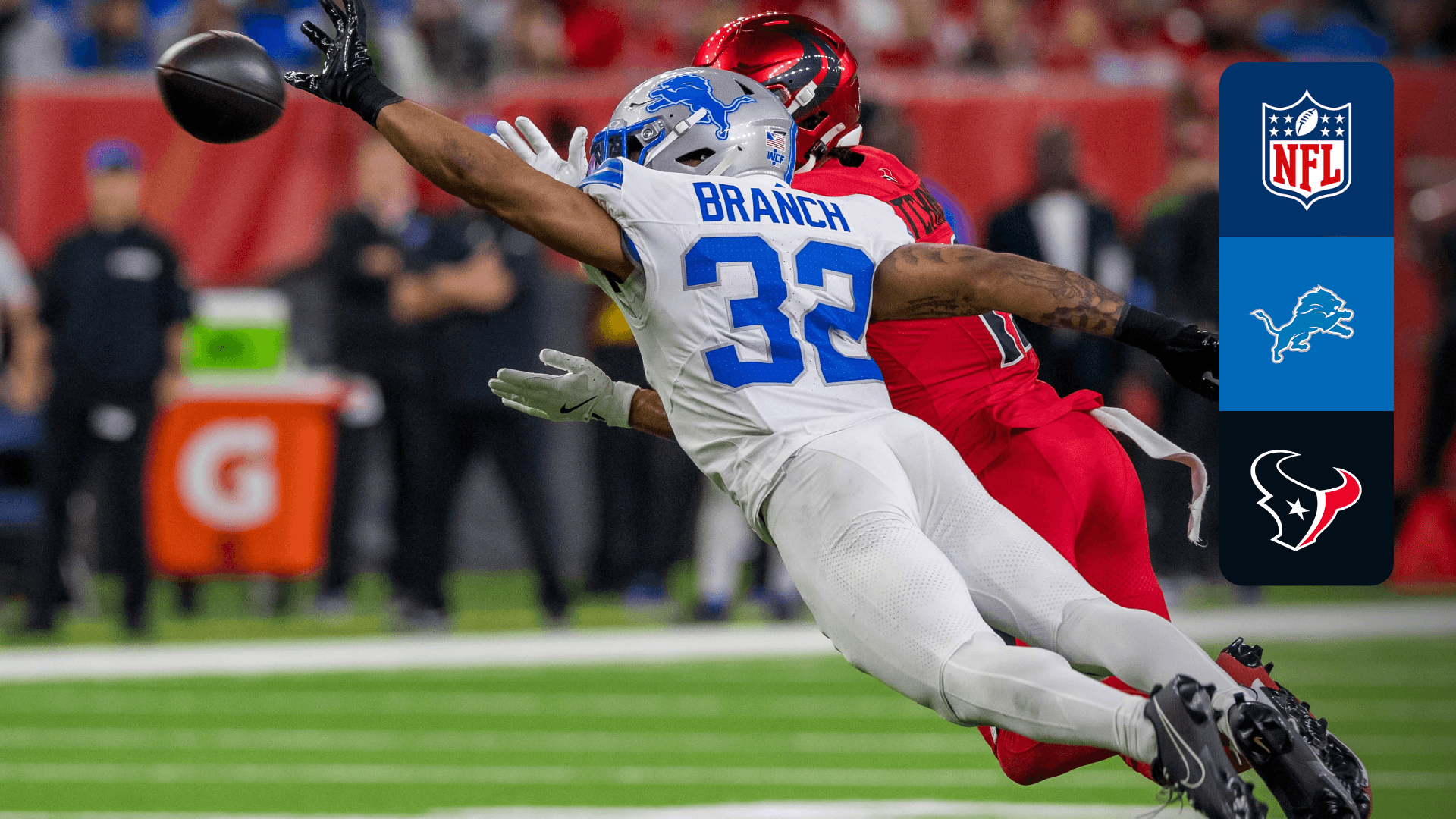 Watch Lions @ Texans (German commentary) (CH) Live Stream | DAZN CH