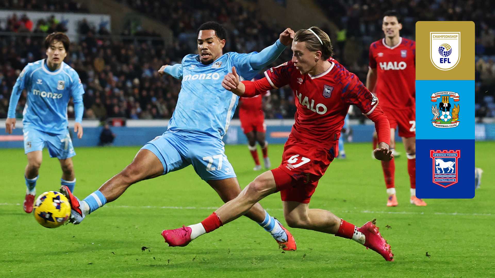 Regarder Coventry vs. Ipswich en Direct Live | DAZN CA