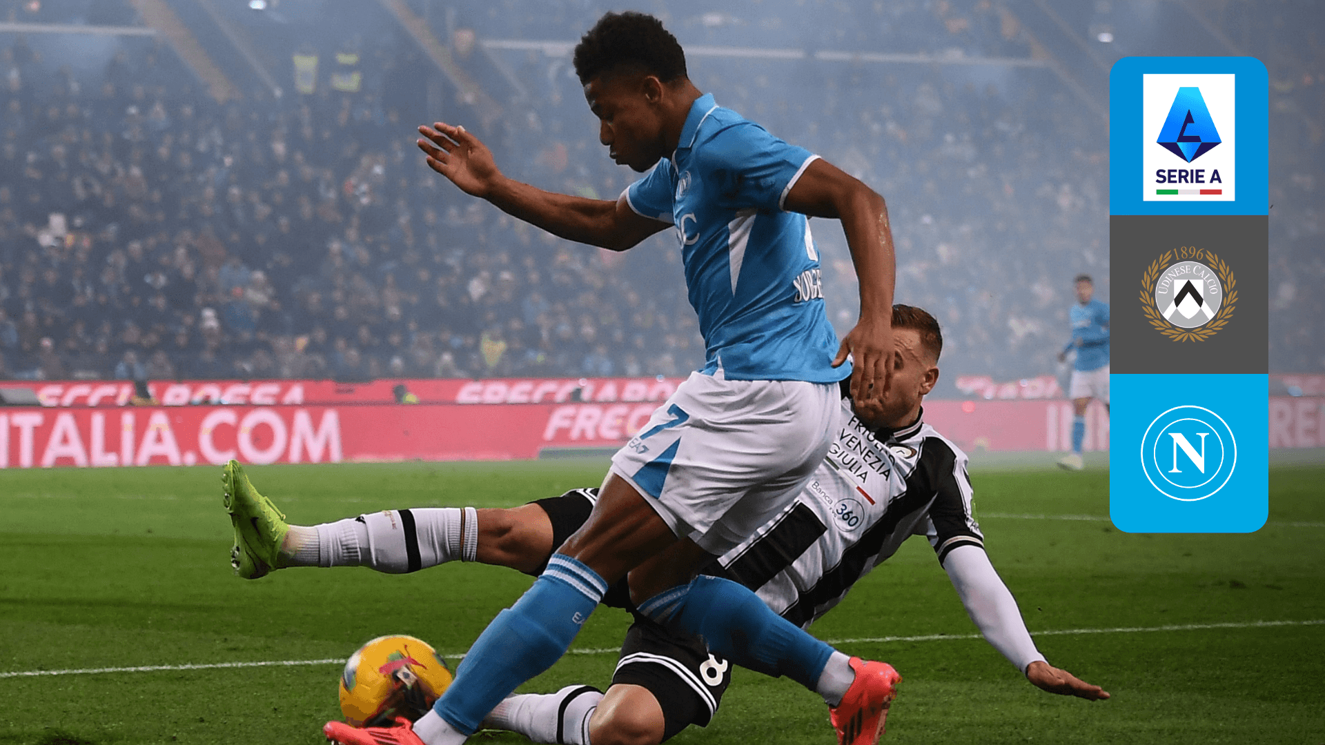 Watch Udinese - Napoli (Italian commentary) Live Stream | DAZN LI