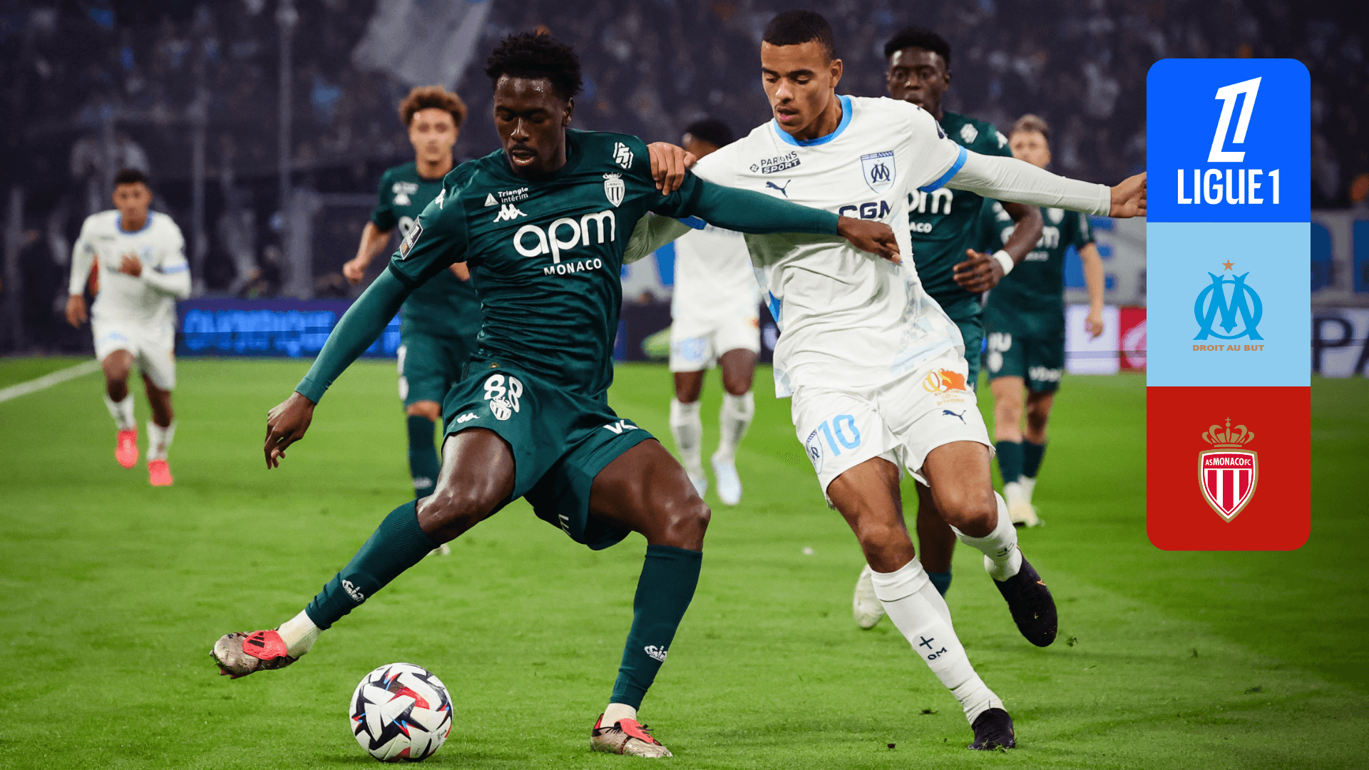 Watch Marseille - Monaco (French commentary) Live Stream | DAZN CH