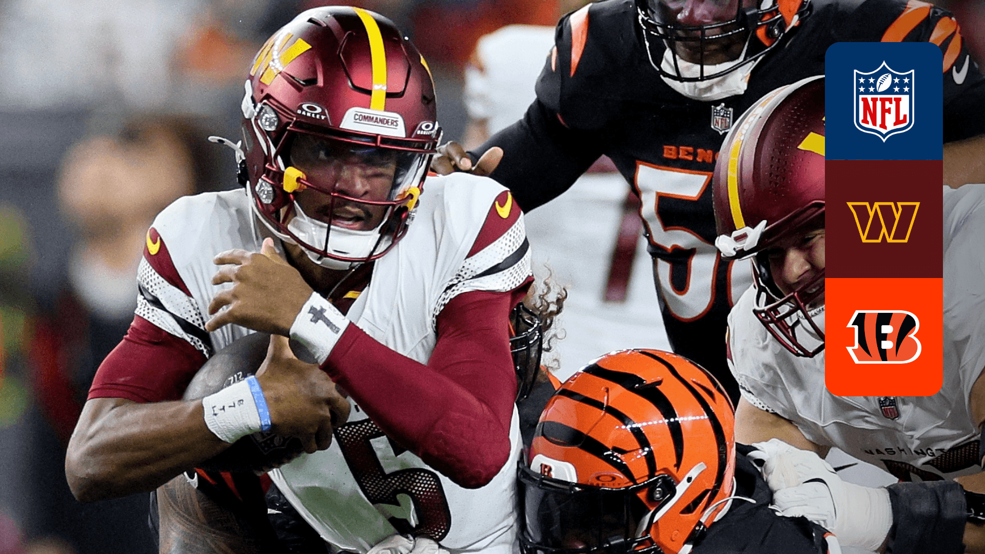 Watch Commanders @ Bengals (in German) Live Stream | DAZN DE