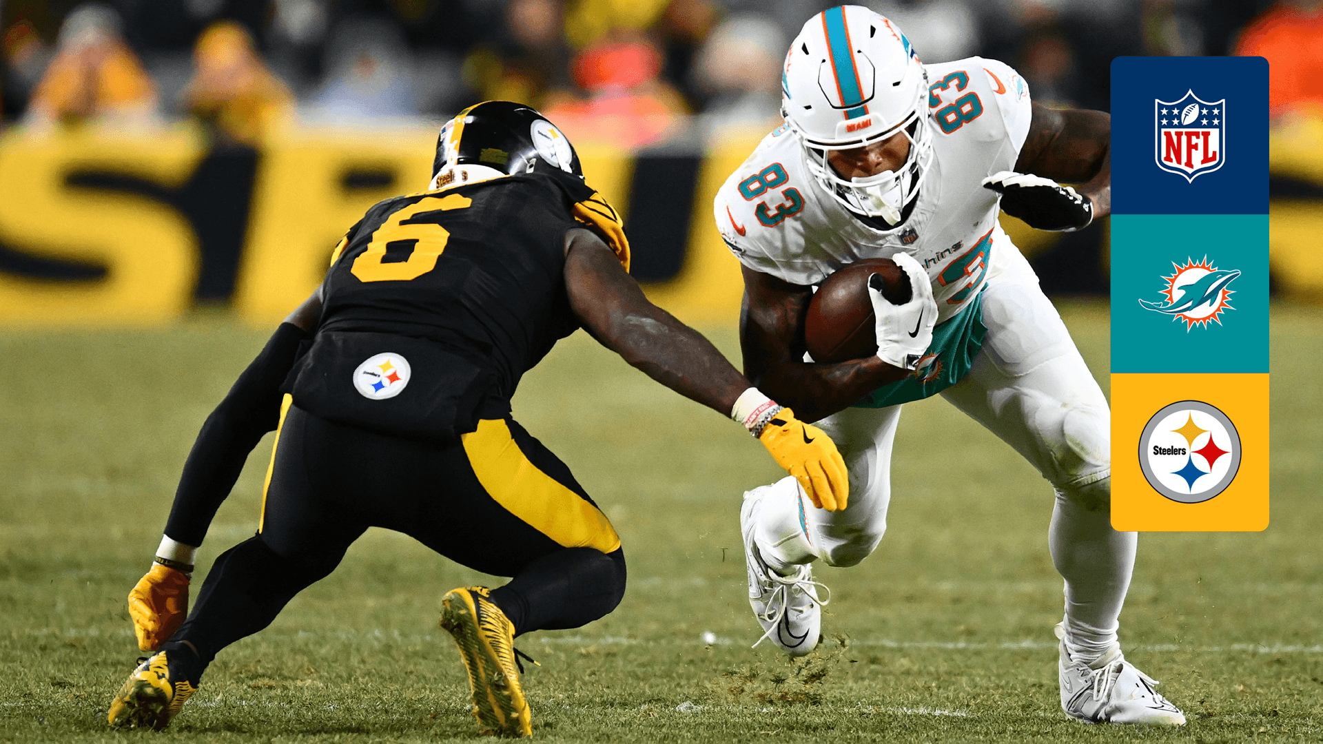 Watch Dolphins @ Steelers (German commentary) Live Stream Online | DAZN DE