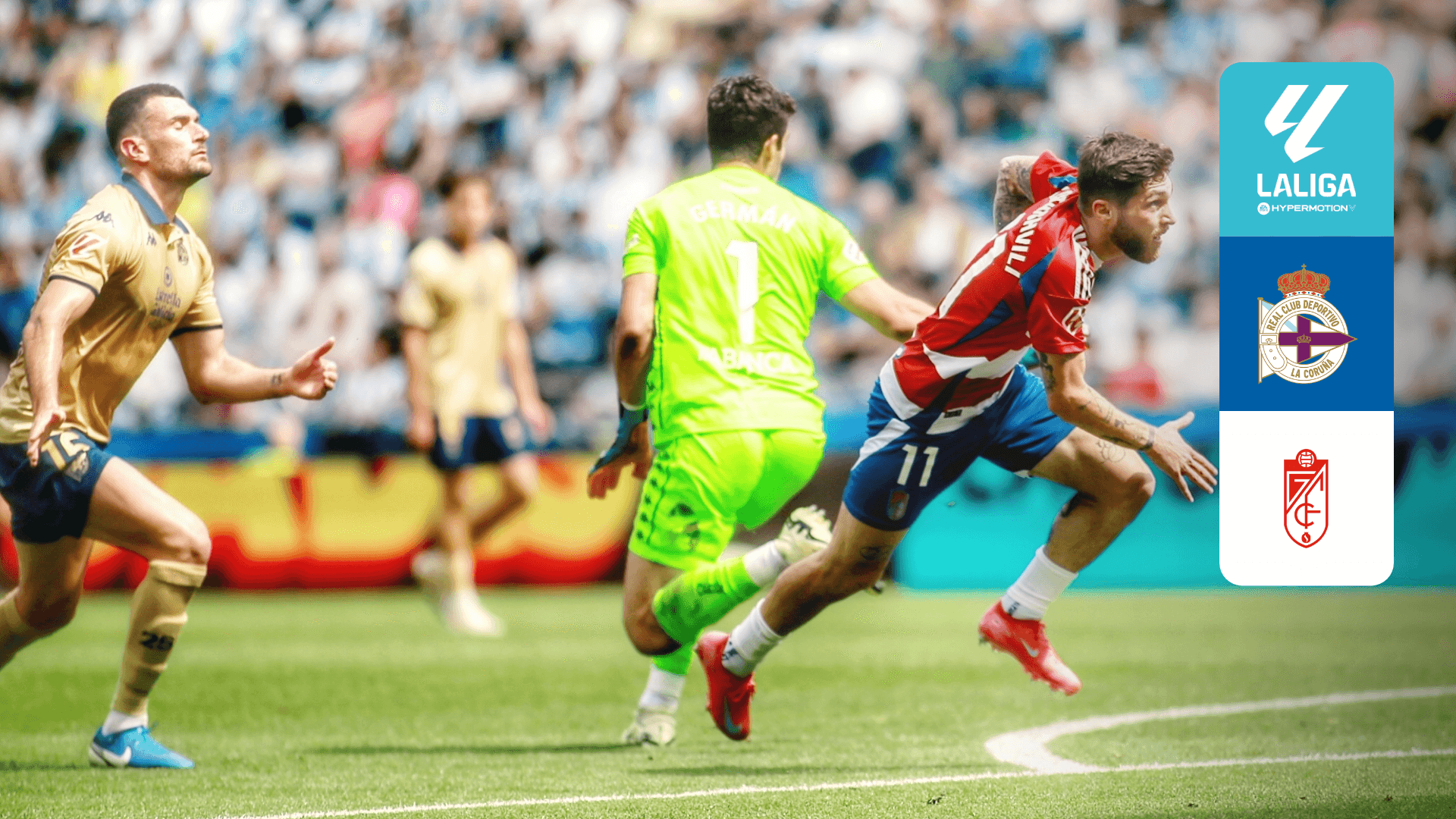 Watch RC Deportivo - Granada CF Live Stream | DAZN ES