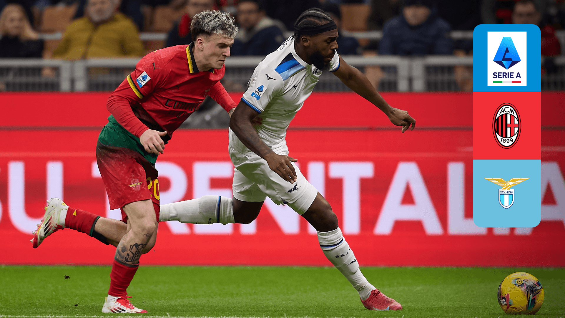 Watch Milan - Lazio (Italian commentary) Live Stream | DAZN AT