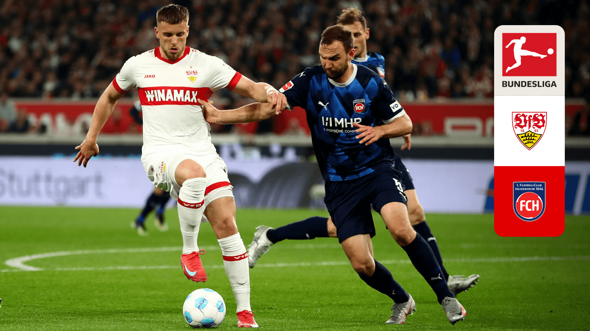 Kijk VfB Stuttgart - FC Heidenheim Live Streams | DAZN BE