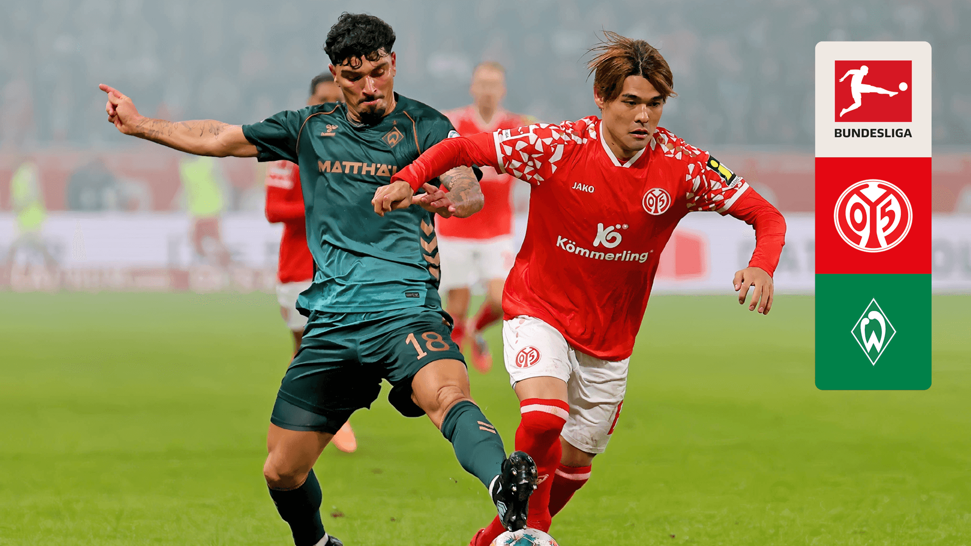 Watch 1. FSV Mainz 05 - SV Werder Bremen Live Stream Online | DAZN CH
