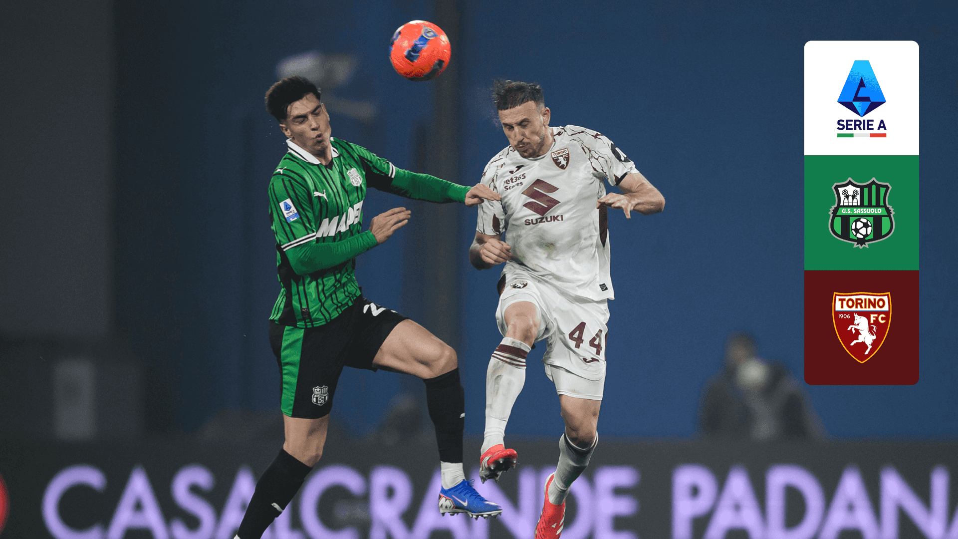 Sassuolo - FC Turin Live Stream | Jetzt Anmelden | DAZN DE