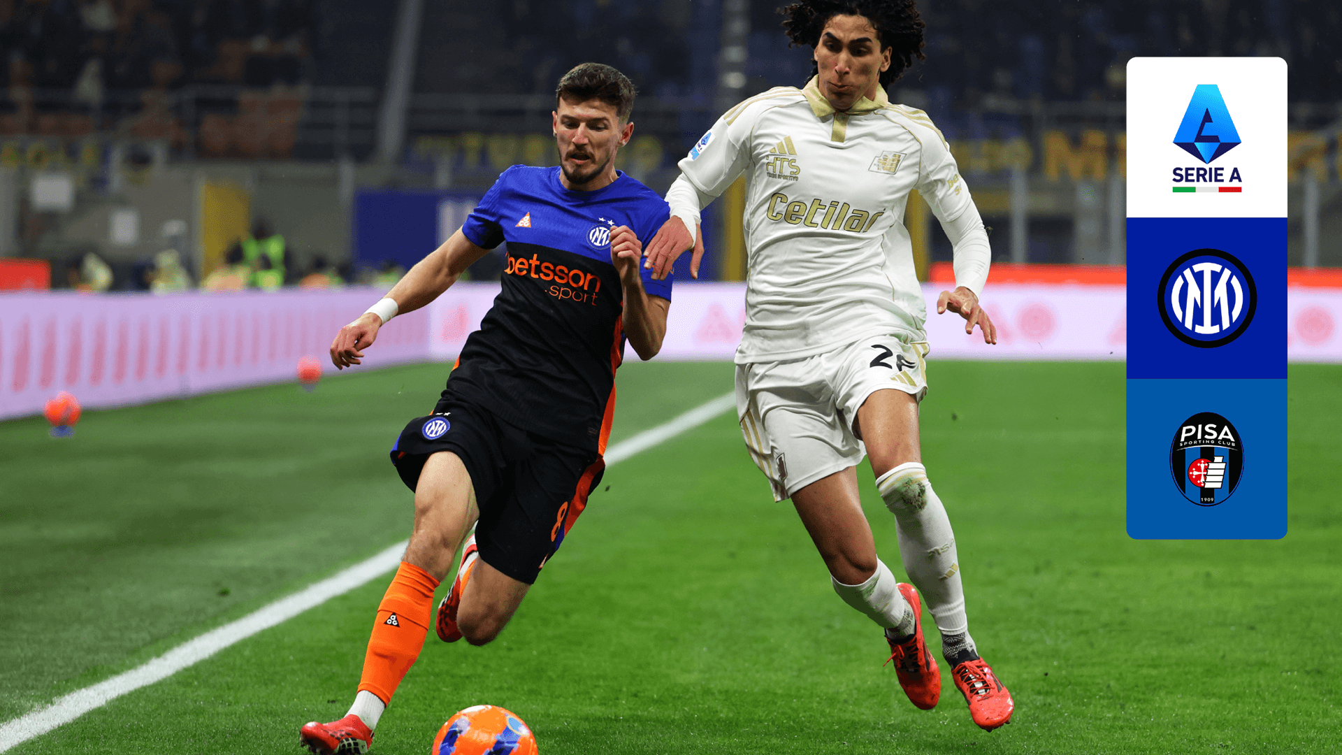 Bekijk Inter - Pisa (in italiano)-livestreams online | DAZN BE