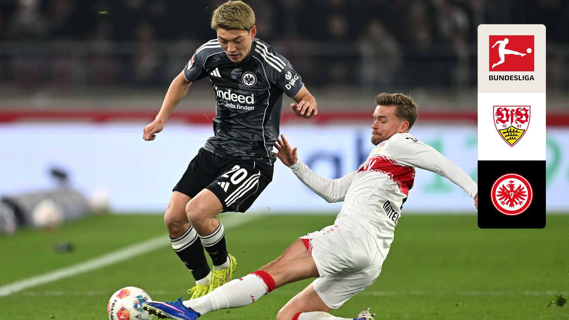 シュトゥットガルト vs フランクフルト : 第17節 (堂安律、小杉啓太) をライブ 中継 | DAZN JP