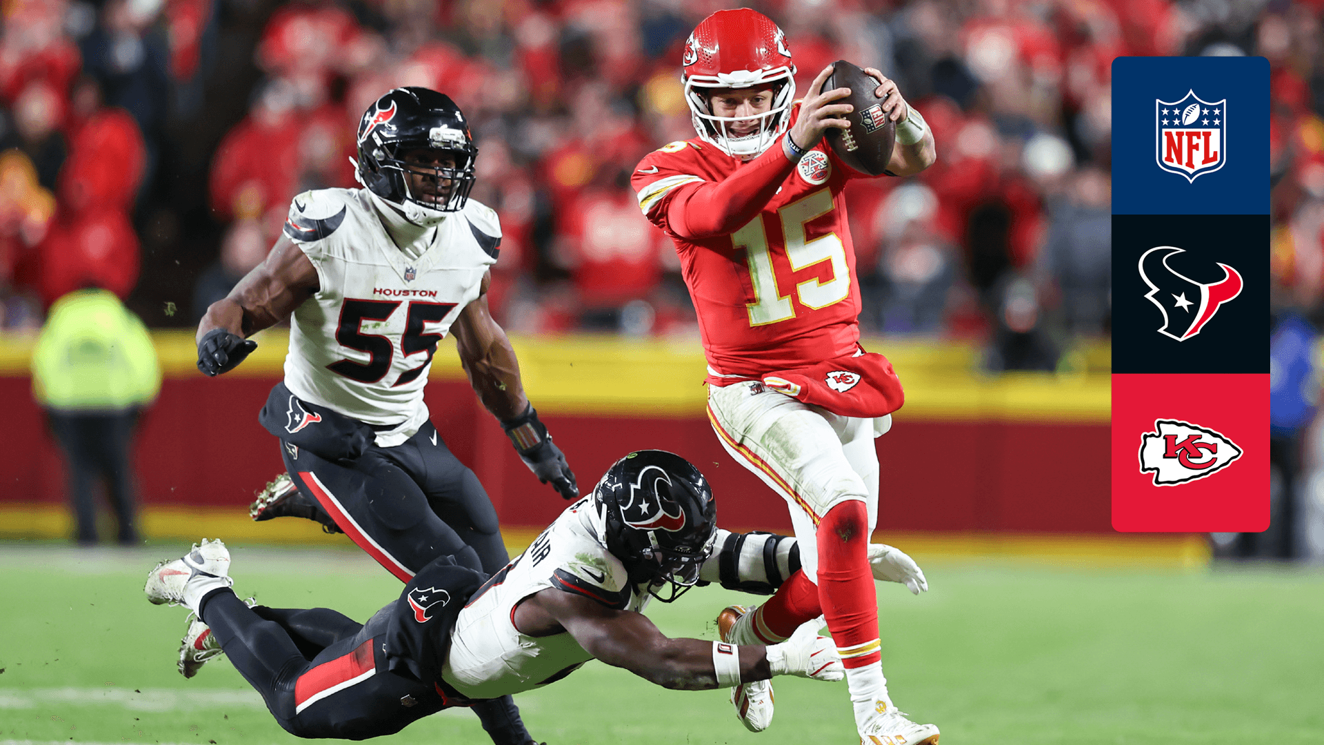 Watch Texans @ Chiefs (German commentary) Live Stream Online | DAZN DE