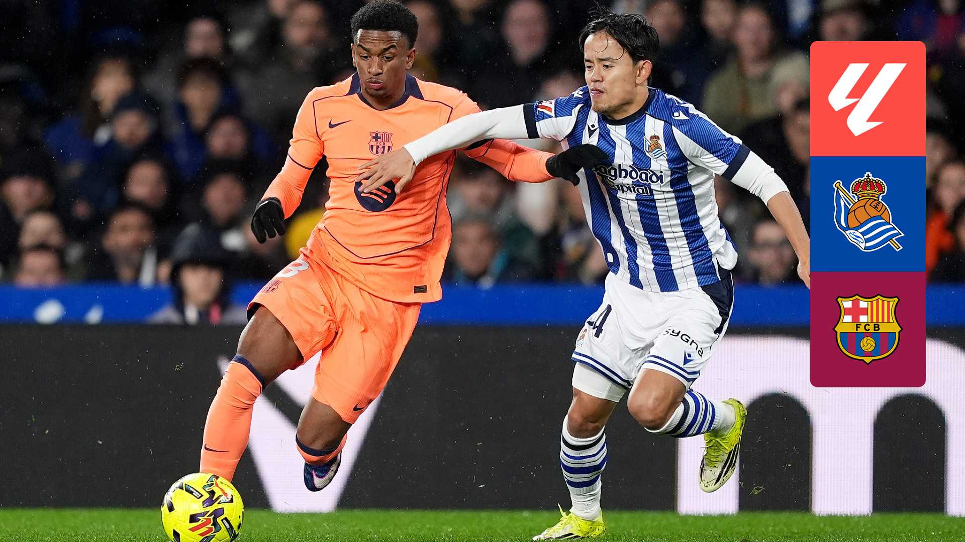 ソシエダ vs バルセロナ : 第20節 (久保建英) をライブ 中継 | DAZN JP