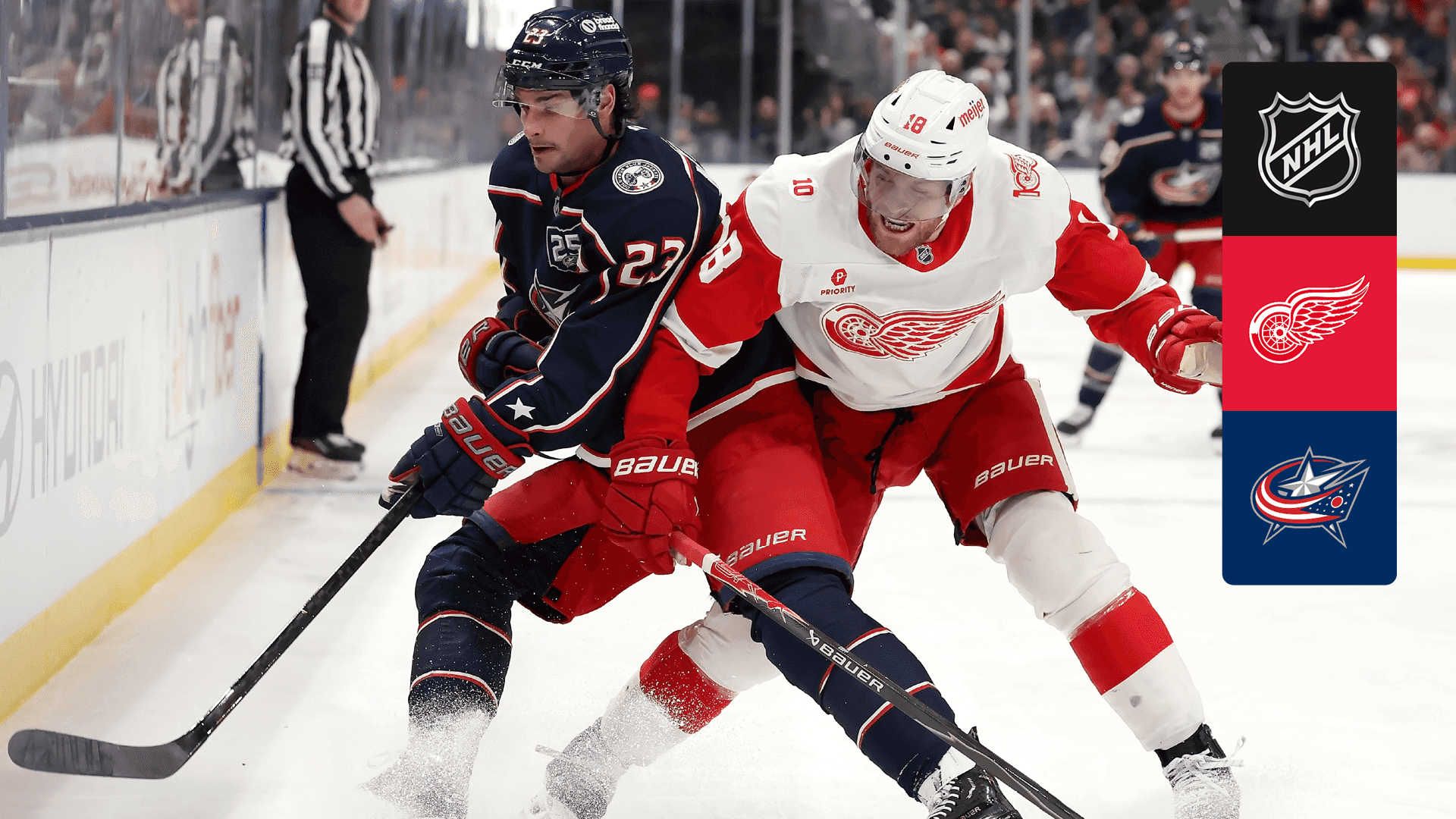 Watch Red Wings @ Blue Jackets Live Stream Online | DAZN IT
