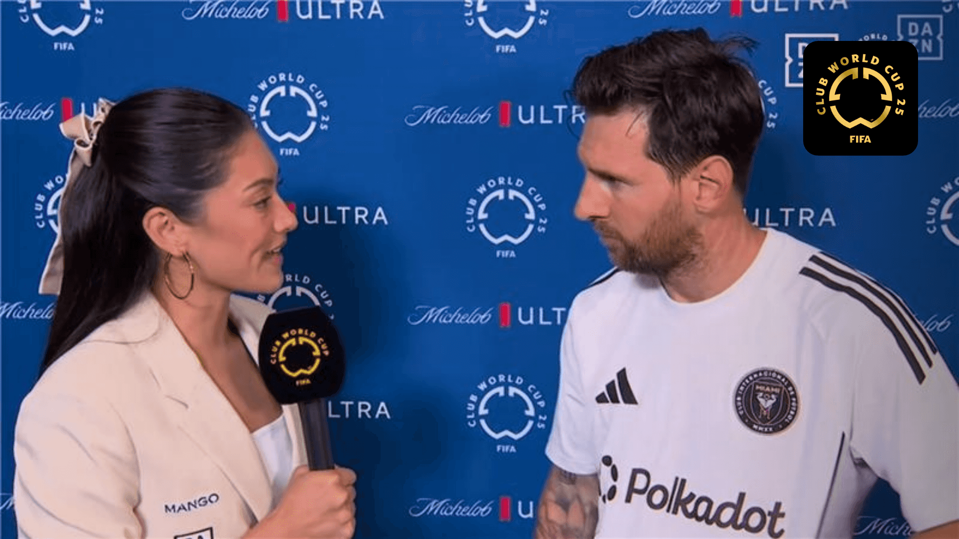 Watch Messi interview after first Club World Cup win Online | DAZN CO
