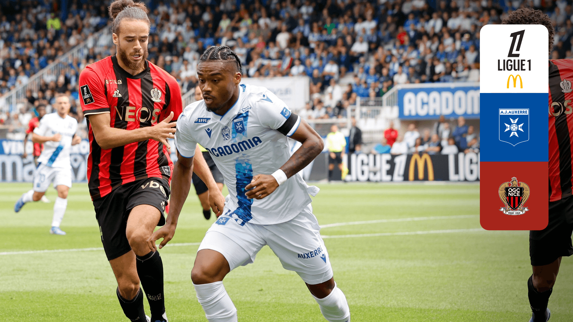 Watch OGC Nice - AJ Auxerre Live Stream | DAZN BE