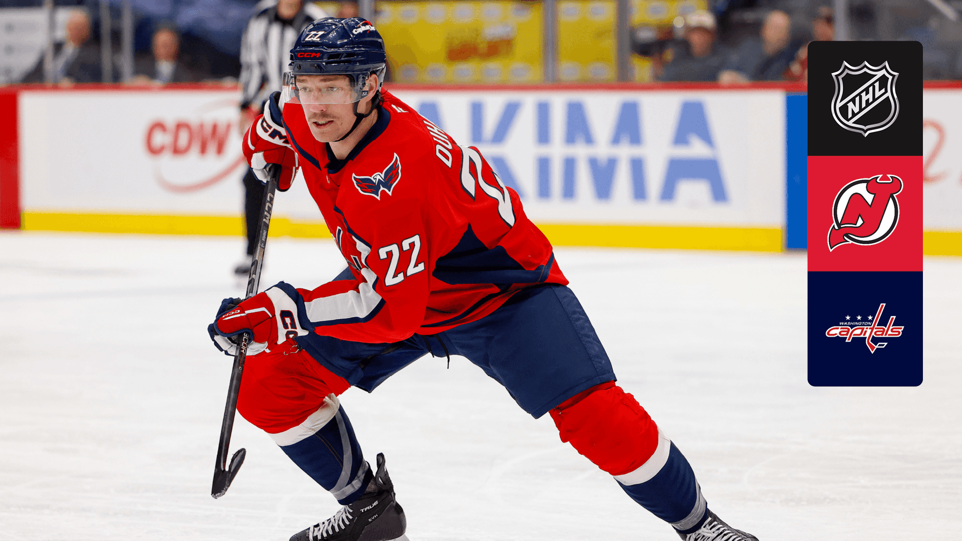 Watch Devils @ Capitals Live Stream Online | DAZN MA