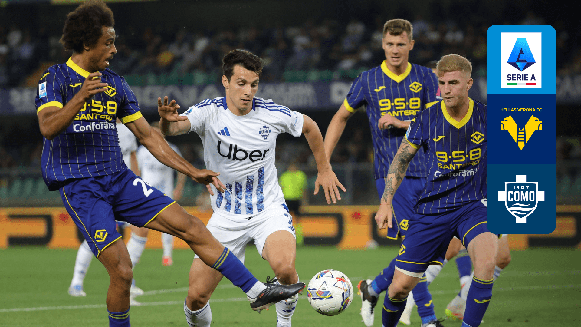 Ver Hellas Verona - Como Online en Directo | DAZN ES