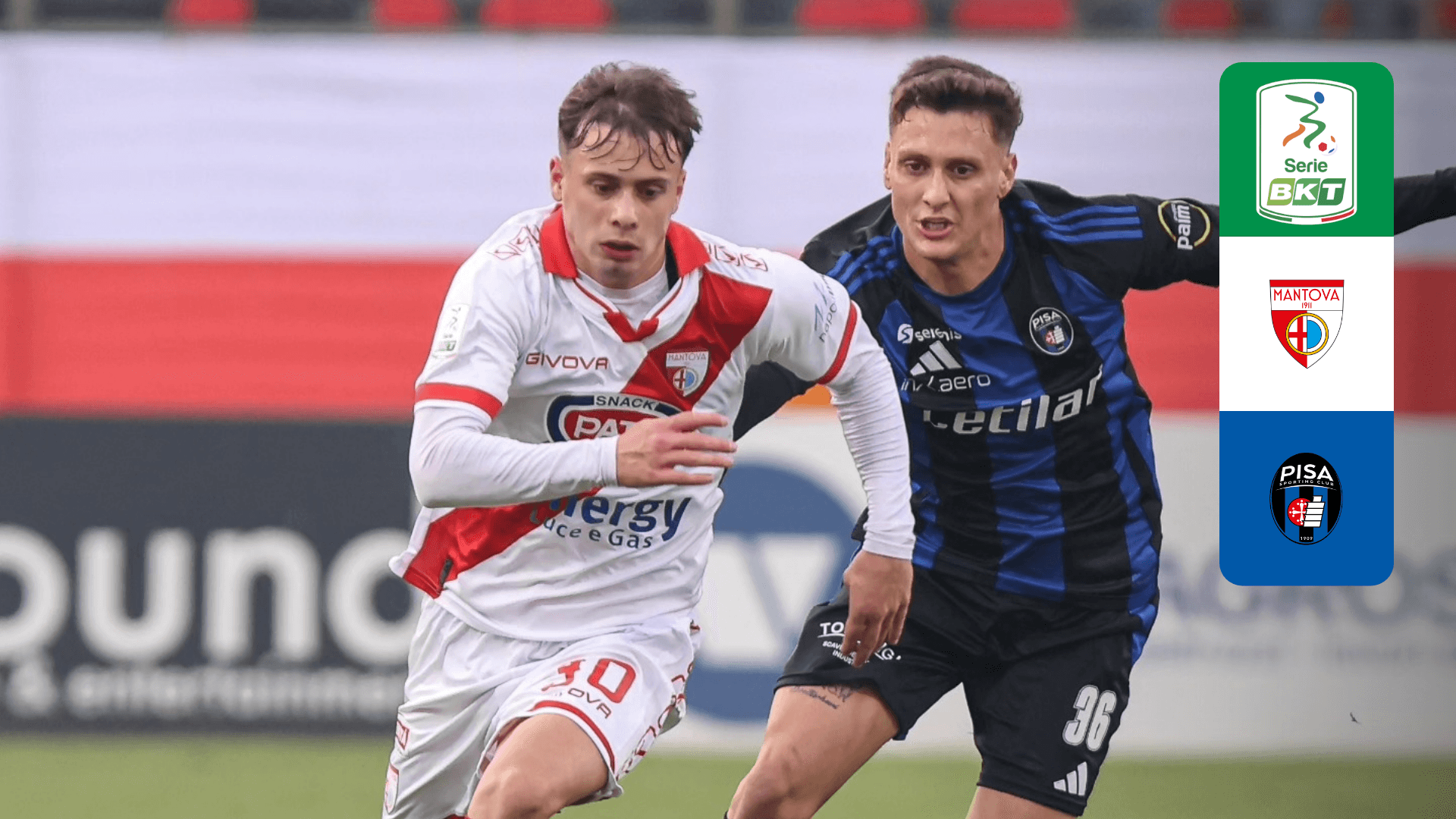 Watch Mantova - Pisa Live Stream | DAZN IT