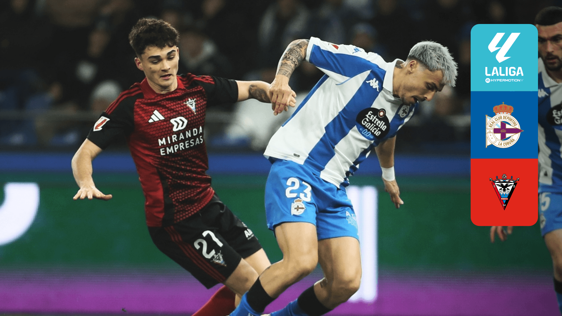Watch RC Deportivo - CD Mirandés Live Stream | DAZN ES