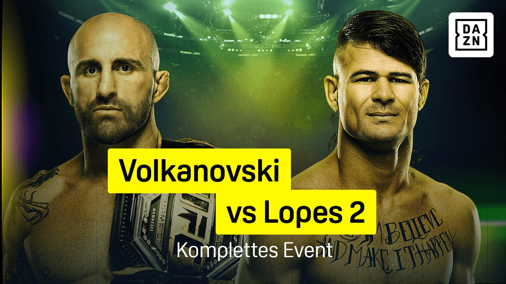 UFC 325 | Alexander Volkanovski vs Diego Lopes 2 (Main Card) Live ...