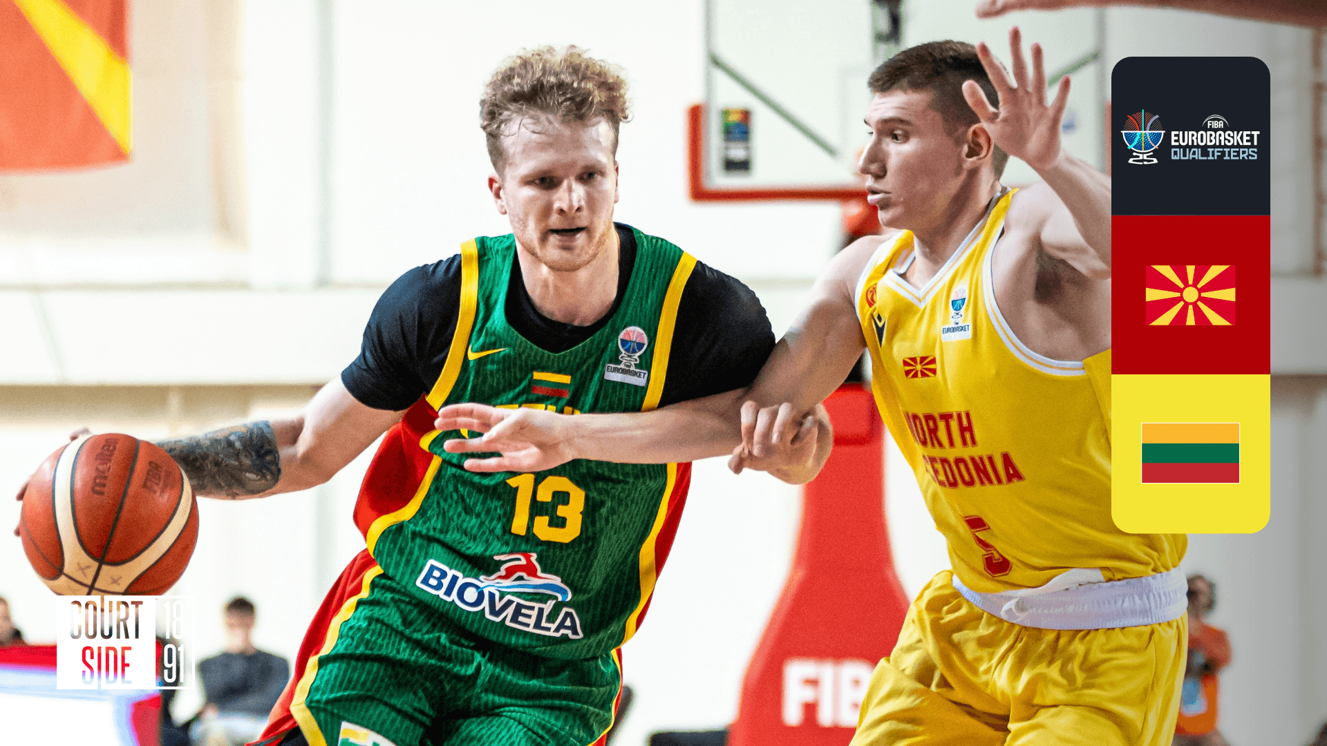 Watch North Macedonia vs. Lithuania Live Stream | DAZN GB