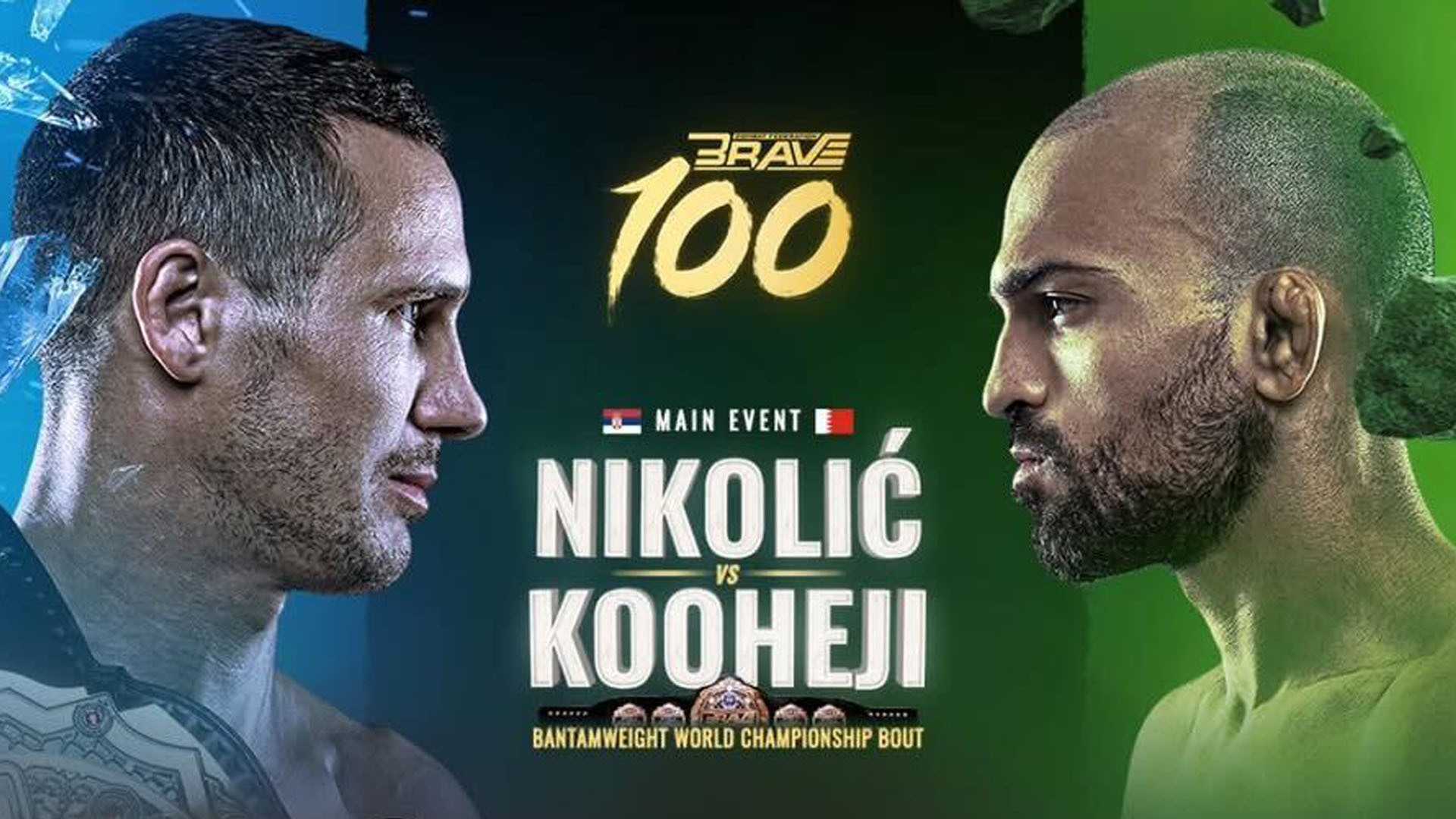 Watch Brave CF - Bahrain Live Stream Online | DAZN NL