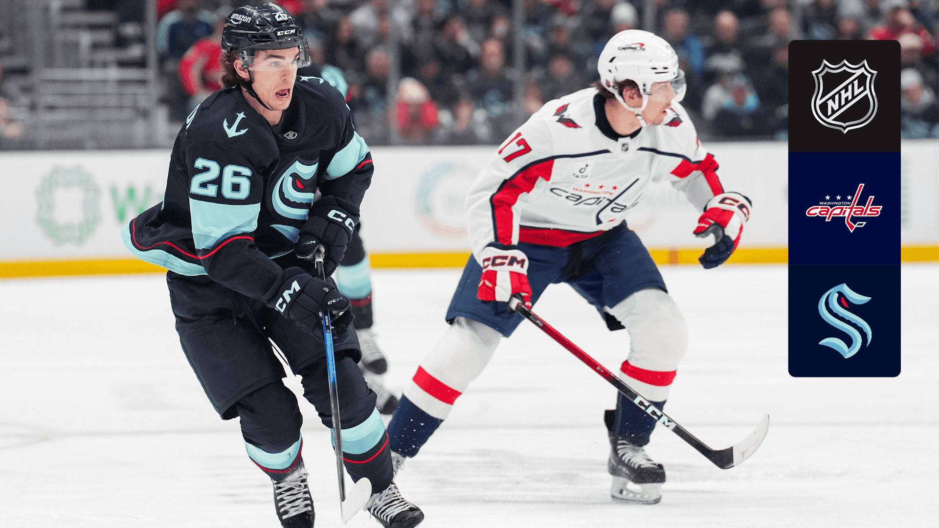 Watch Capitals @ Kraken Live Stream Online | DAZN TR