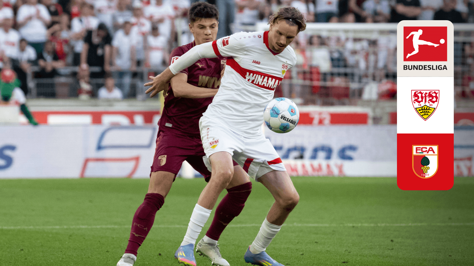 Kijk VfB Stuttgart - FC Augsburg Live Streams | DAZN BE