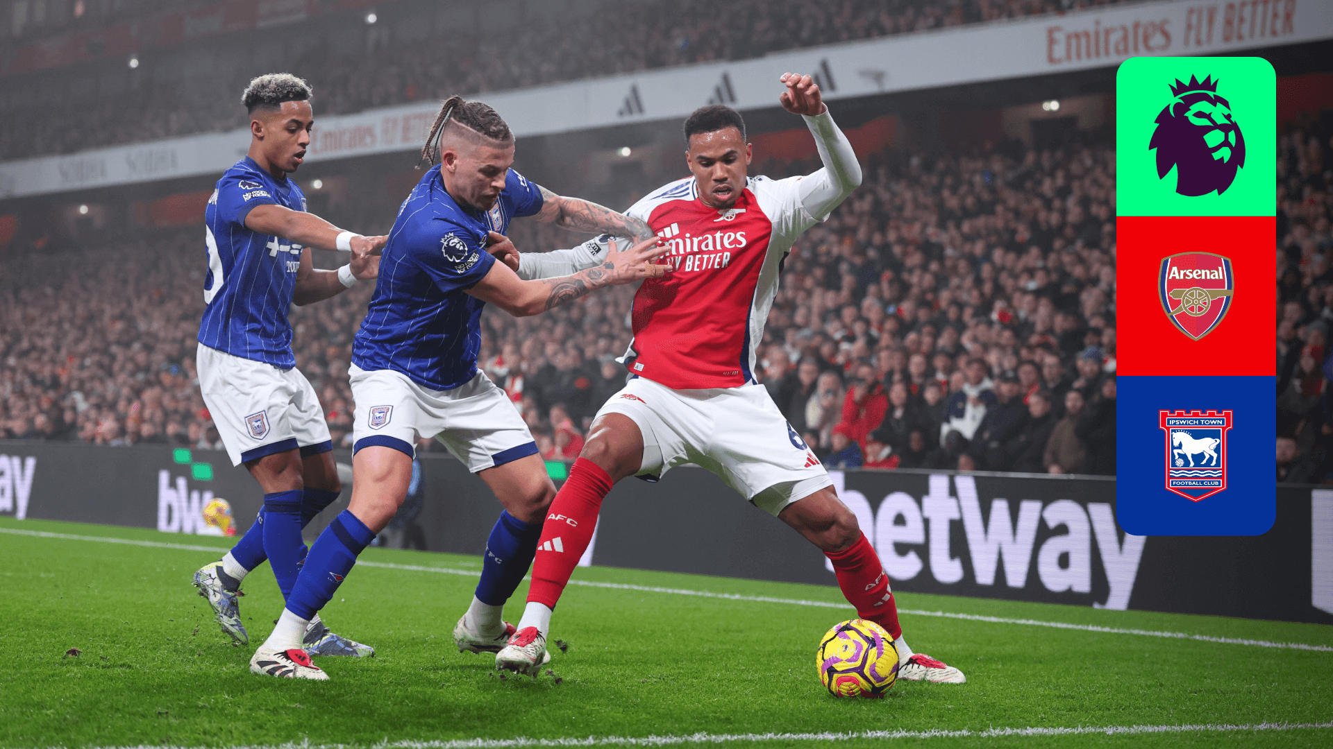 Watch Arsenal - Ipswich Town Live Stream | DAZN ES