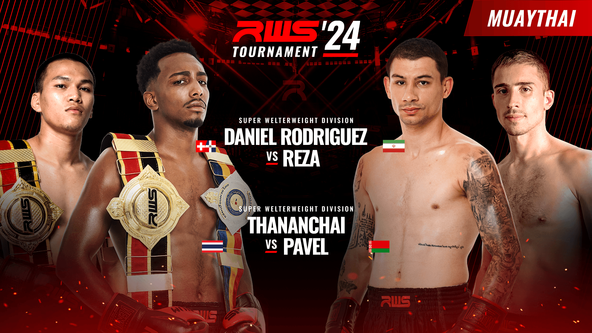 Ver: RWS Muay Thai | Torneio Super Welterweight - Fase de Grupos II em Direto | DAZN PT