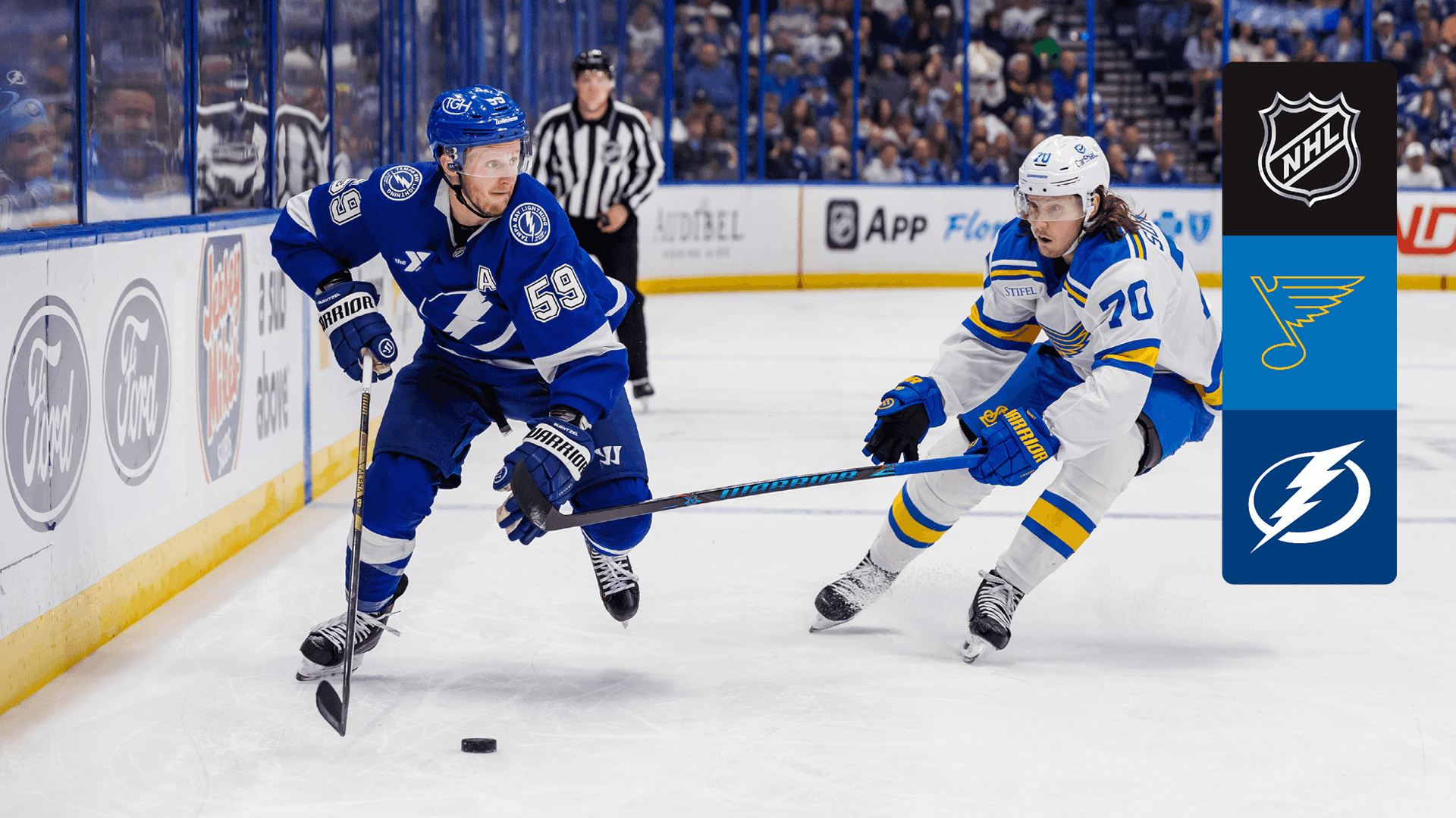 Blues vs. Lightning in Diretta Streaming | DAZN IT