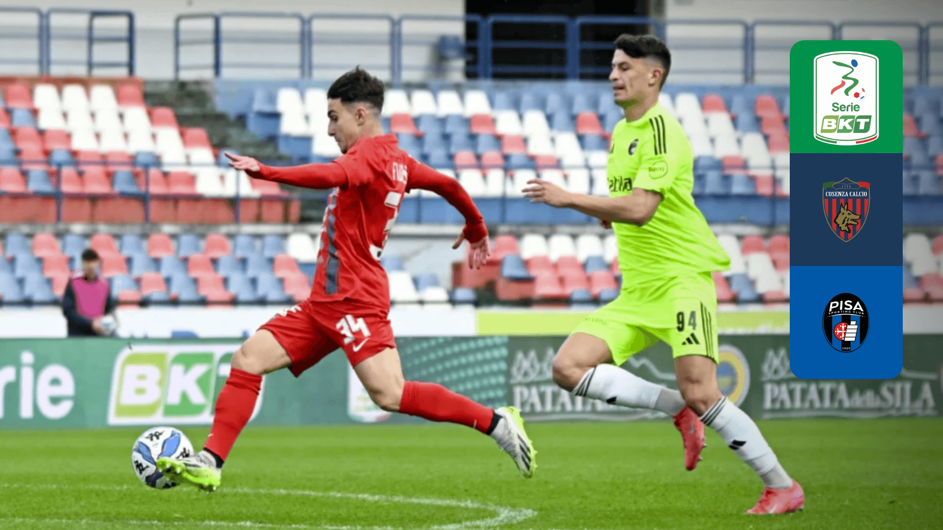 Cosenza - Pisa in Diretta Streaming | DAZN IT