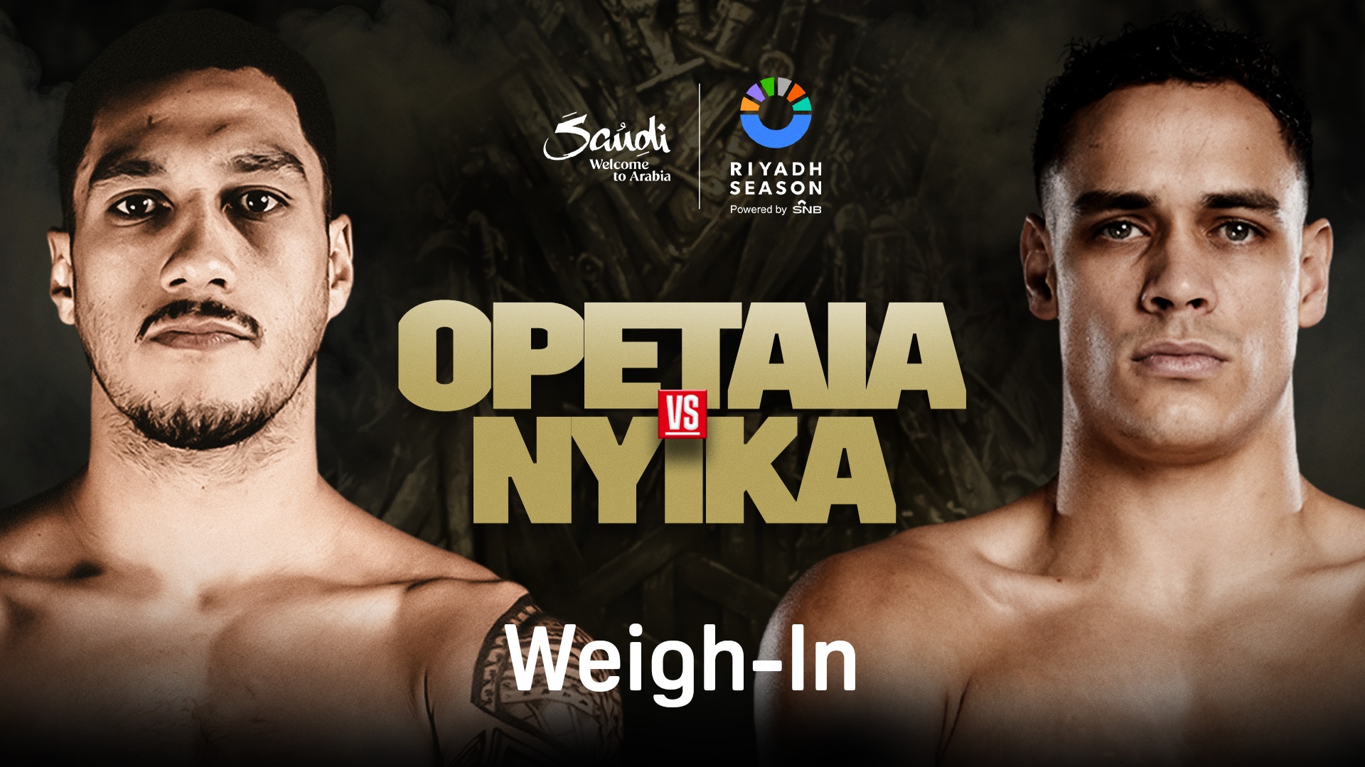 Watch Opetaia vs. Nyika: Weigh-In Live Stream | DAZN ME