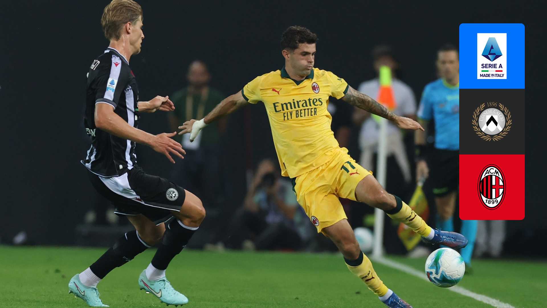 ウディネーゼ vs ミラン : 第4節 をライブ 中継 | DAZN JP