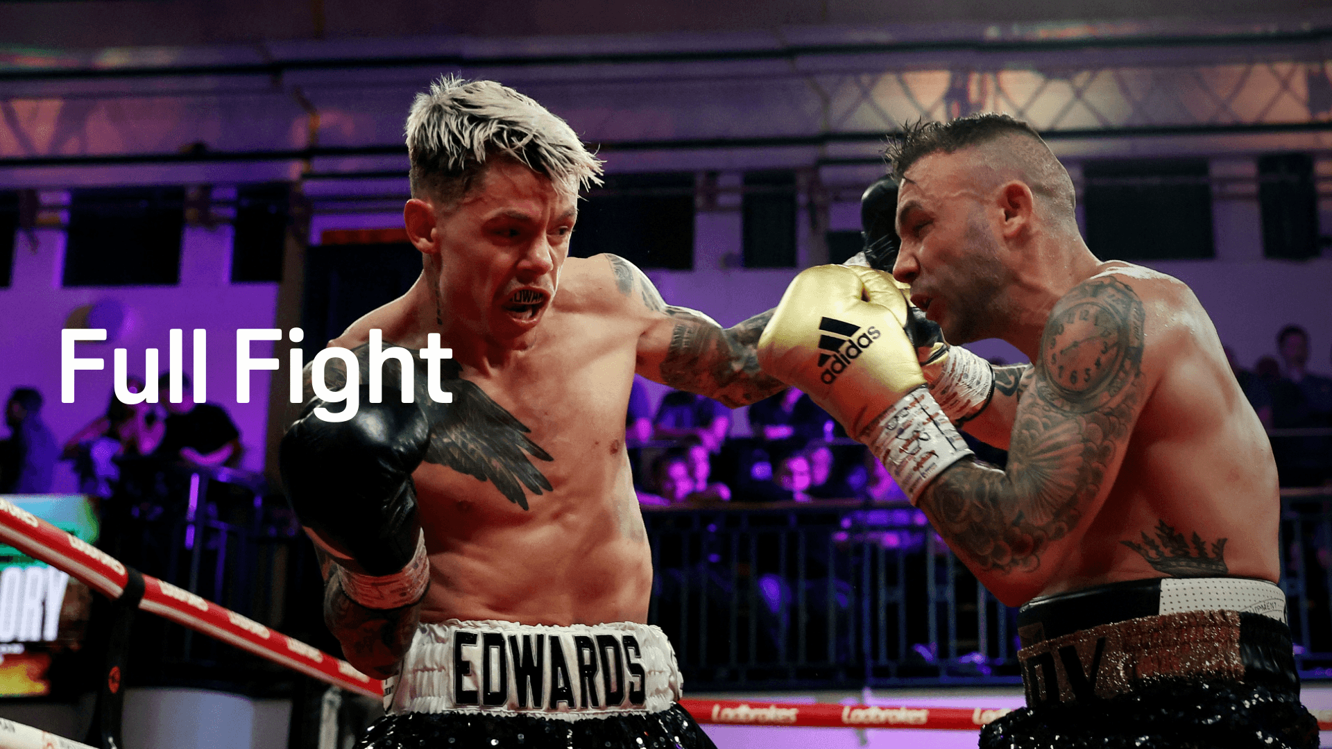 觀看 Edwards vs. Ory: Full Fight 線上串流 | DAZN TW